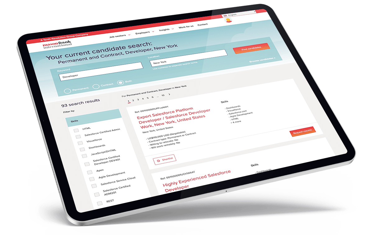 The Digital Skills Gap in the Salesforce ecosystem | Mason Frank ...
